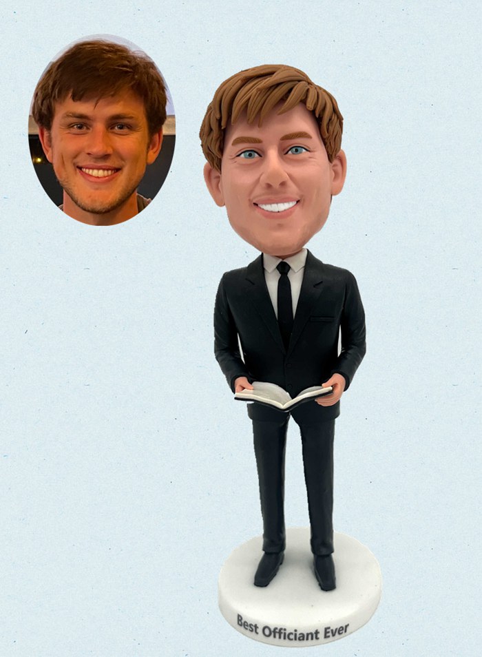 Custom Bobbleheads wedding gifts ideas for wedding officiant pastors ...
