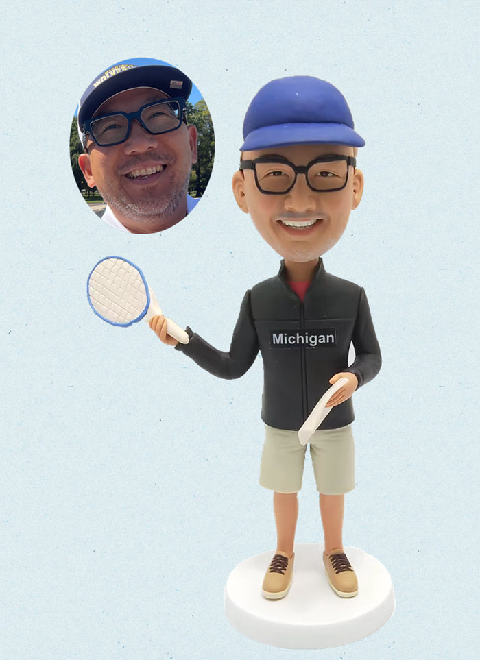 Custom Bobbleheads Tennis Coach [B10239] - USD69.00 : Custom ...