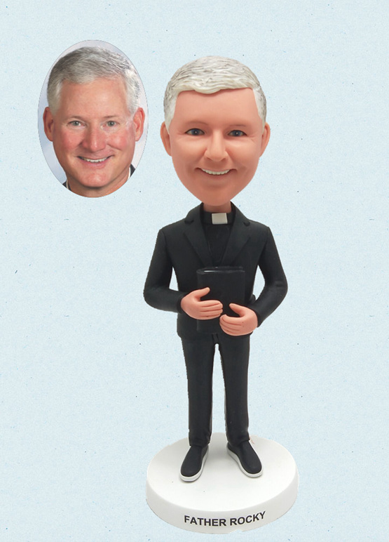 Custom Bobblehead Pastor – Personalized Priest Figurine for Preachers ...