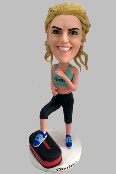 Custom Bobblehead Female Workout [E7E30] - USD65.00 : Custom ...