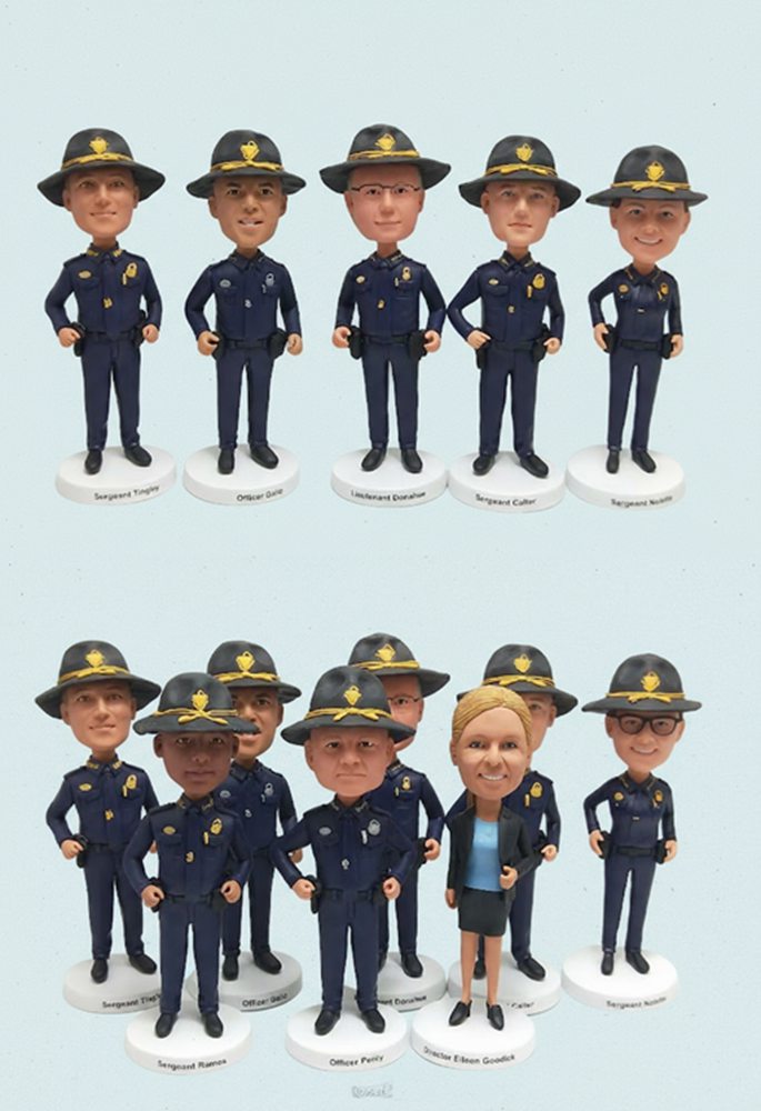 Custom Police Bobbleheads – Team & Group Gifts for Parties and Events ...