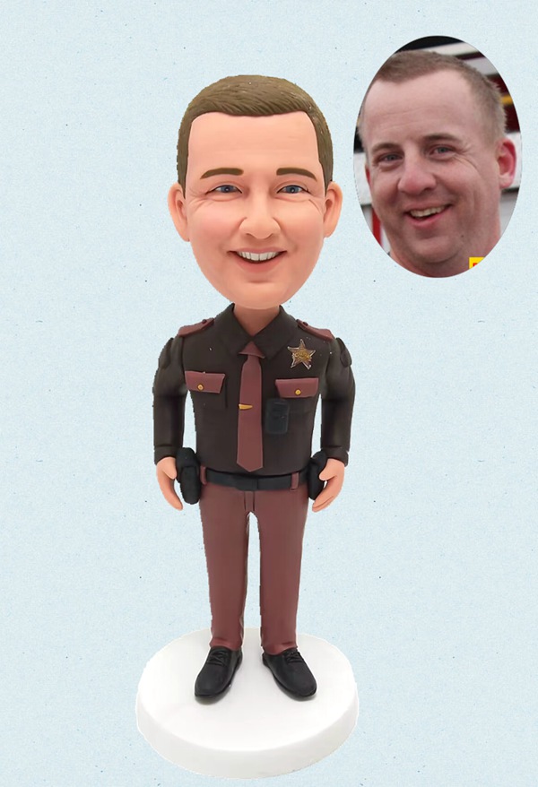 Custom Bobbleheads Policemen officer sheriff [P10338] - USD69.00 ...
