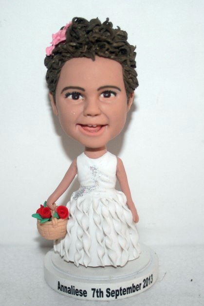 Flower girl bobblehead 1593-3 [1593-3] - USD79.00 : Custom Bobbleheads ...